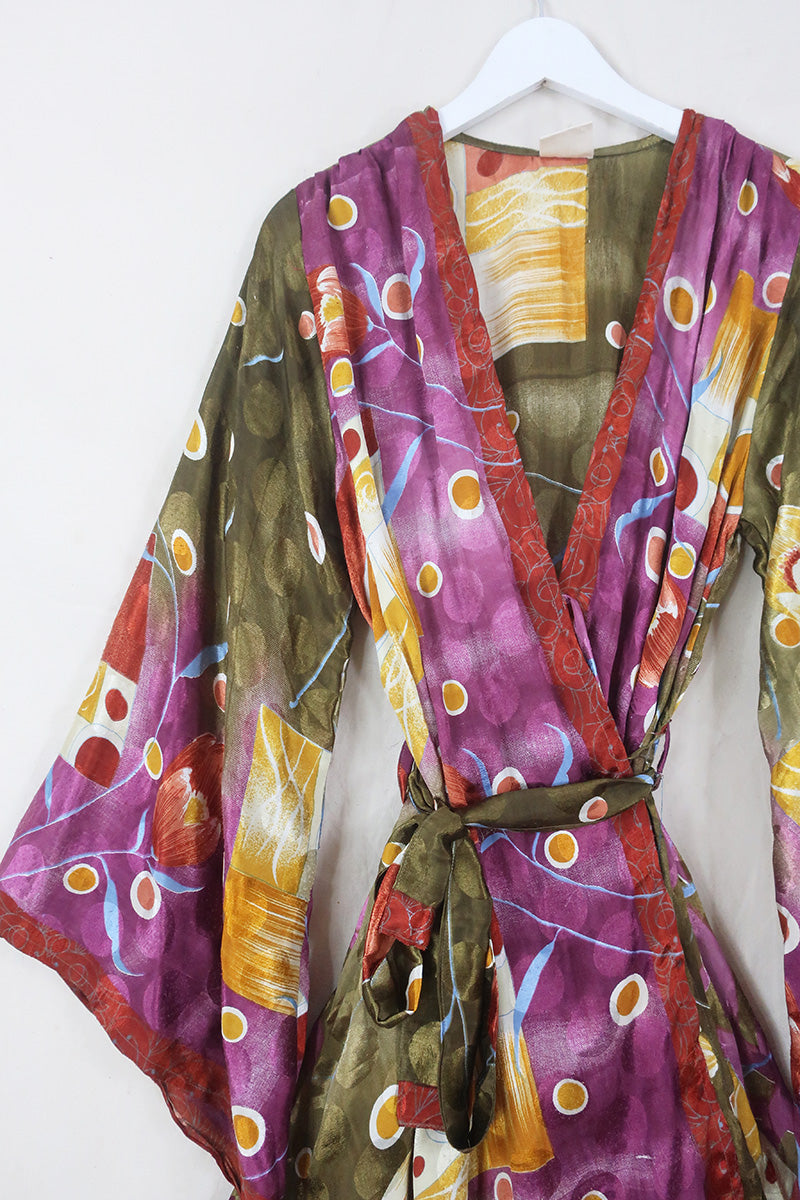 Kimono Vintage Sari | Cosmic Jam | Free Size L | All About Audrey – All ...